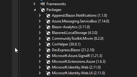 Blazor dotnet 6 with AzureADB2C works- migrate to dotnet7 - login displays and redirect loops ...