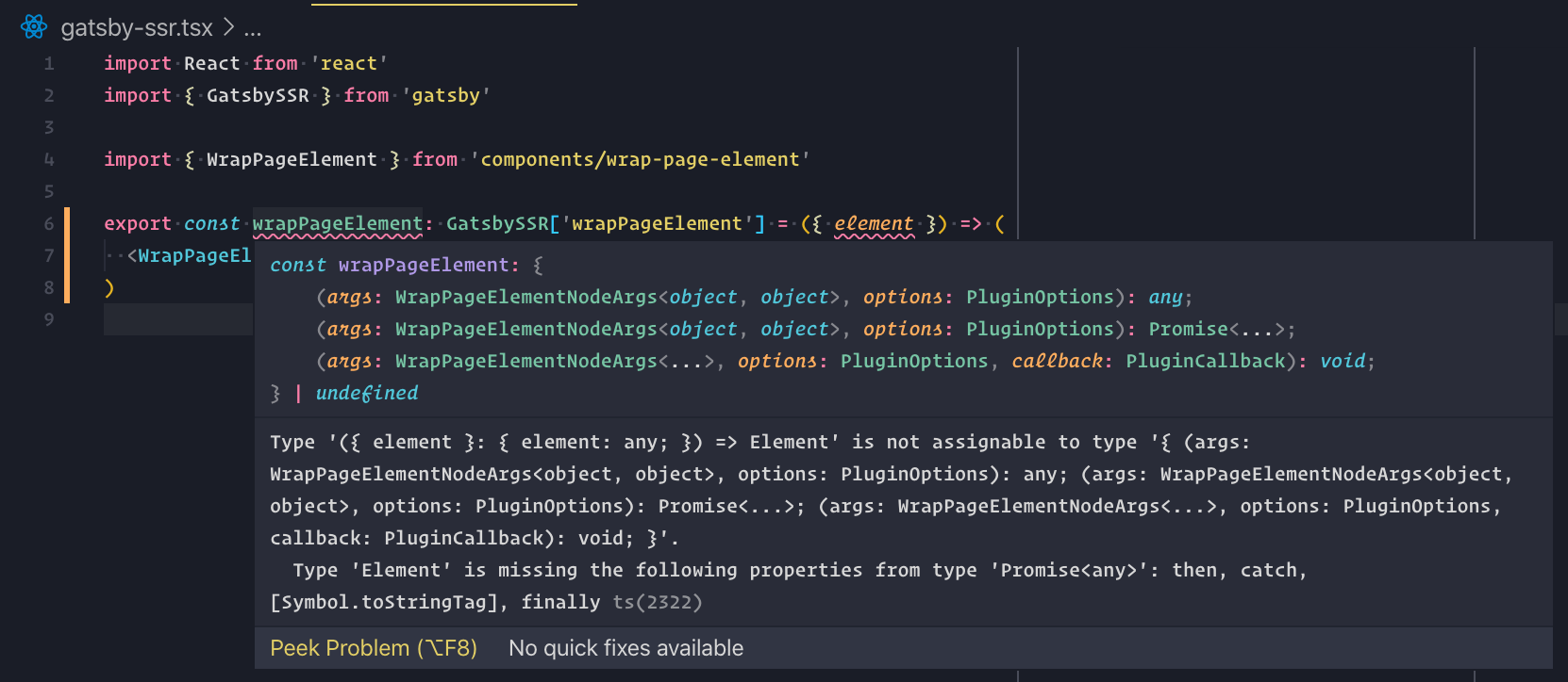 How to use GatsbySSR['wrapPageElement']? · Issue #26594 · gatsbyjs/gatsby · GitHub