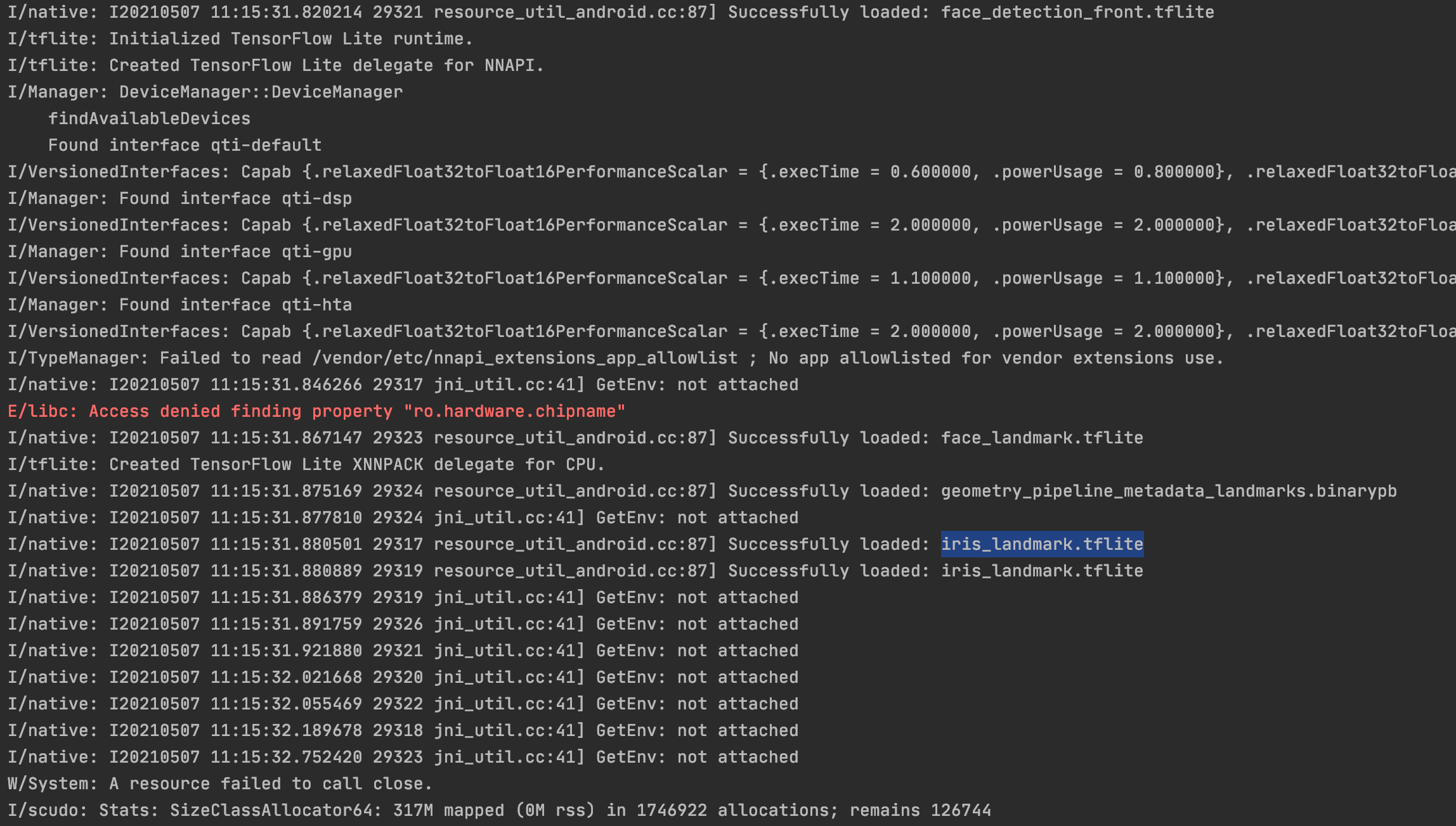 MediaPipe use NNAPI · Issue #1962 · google-ai-edge/mediapipe · GitHub
