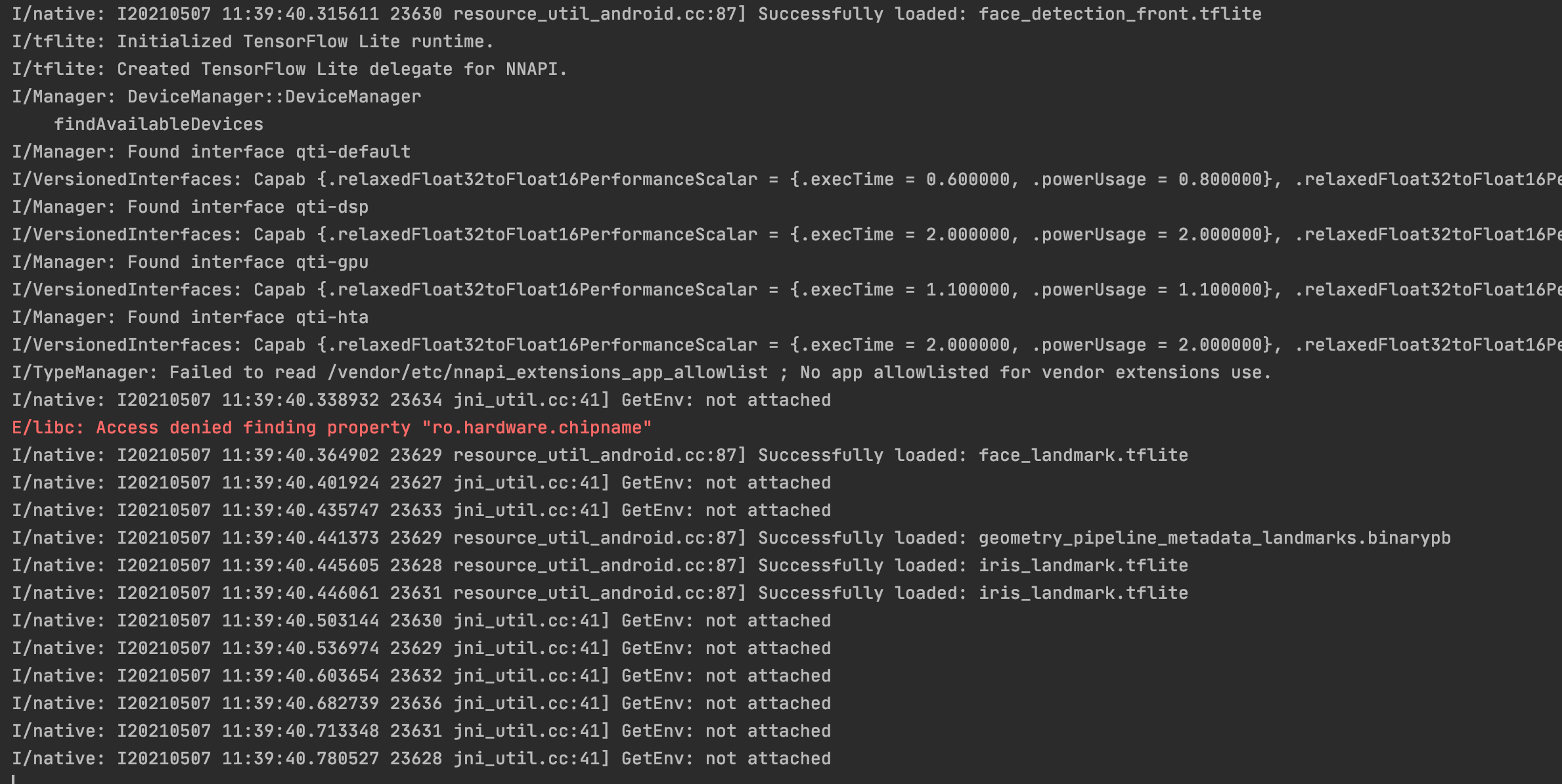 MediaPipe use NNAPI · Issue #1962 · google-ai-edge/mediapipe · GitHub