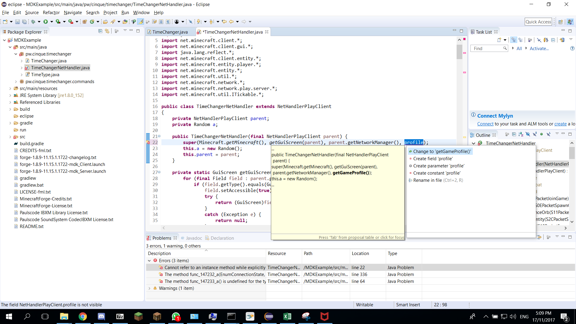 Unexpected NetHandlerPlayClient behaviour · Issue #570 · ModCoderPack/MCPBot-Issues · GitHub