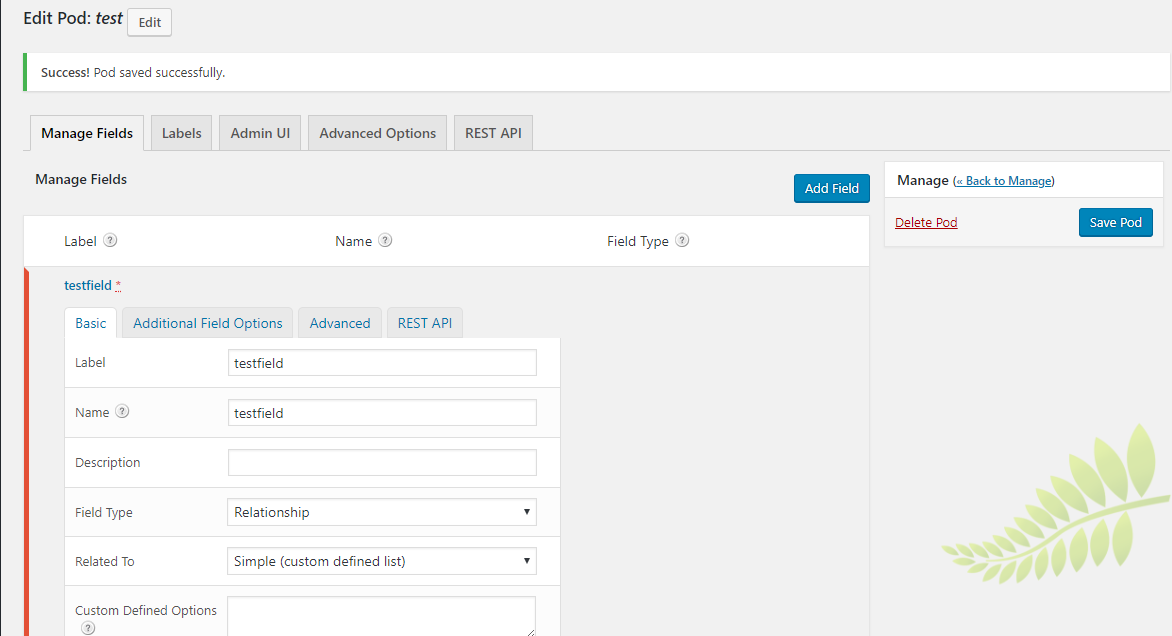 Value not saving to table storage · Issue #4965 · pods-framework/pods · GitHub