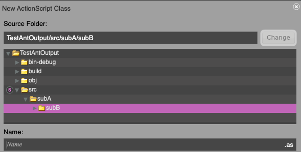 File Creation Dialog Is Showing Path In Package Style · Issue #945 · Moonshine-IDE/Moonshine-IDE ...