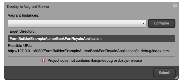 Deploy Royale Application to Vagrant Instance · Issue #1080 · Moonshine-IDE/Moonshine-IDE · GitHub