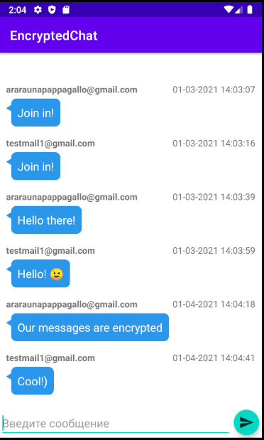GitHub - falcofemoralis/EncryptedChat