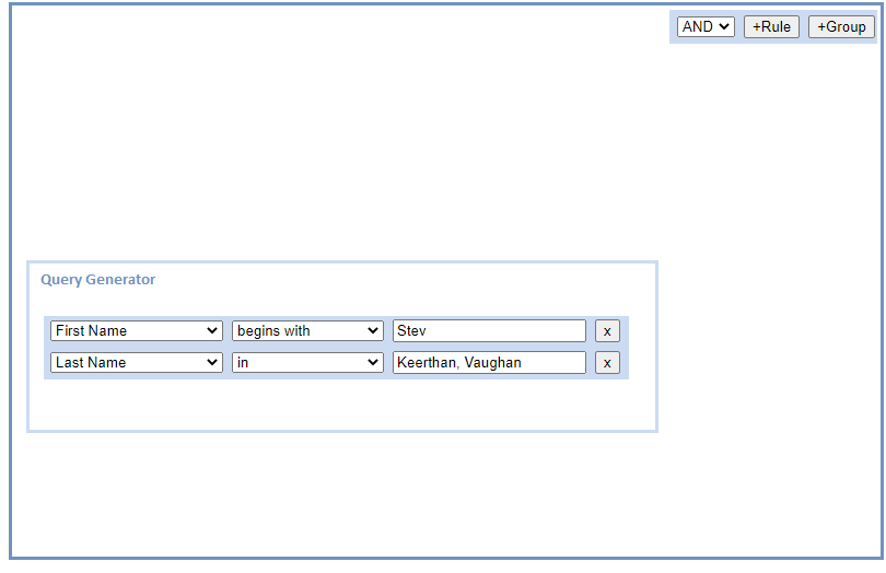 Is It Possible To Render The Querybuilder Rule Header In One Place And The Rule Body In A