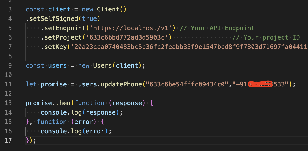 🐛 Bug Report: Incorrect error when updating phone to existing number · Issue #3810 · appwrite ...