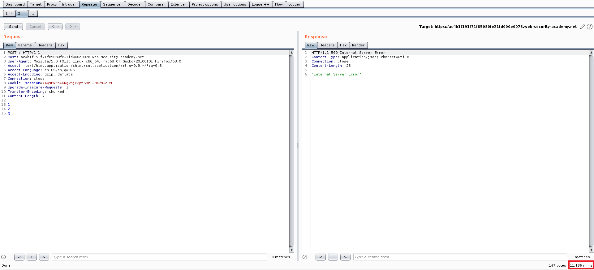 Logger++ does not show the correct delay between request and response · Issue #94 · nccgroup ...
