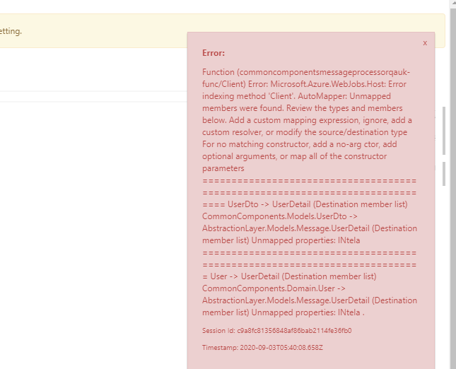 New Azure Function Experience Does Not Show Exceptions On Function Start Up · Issue 1705