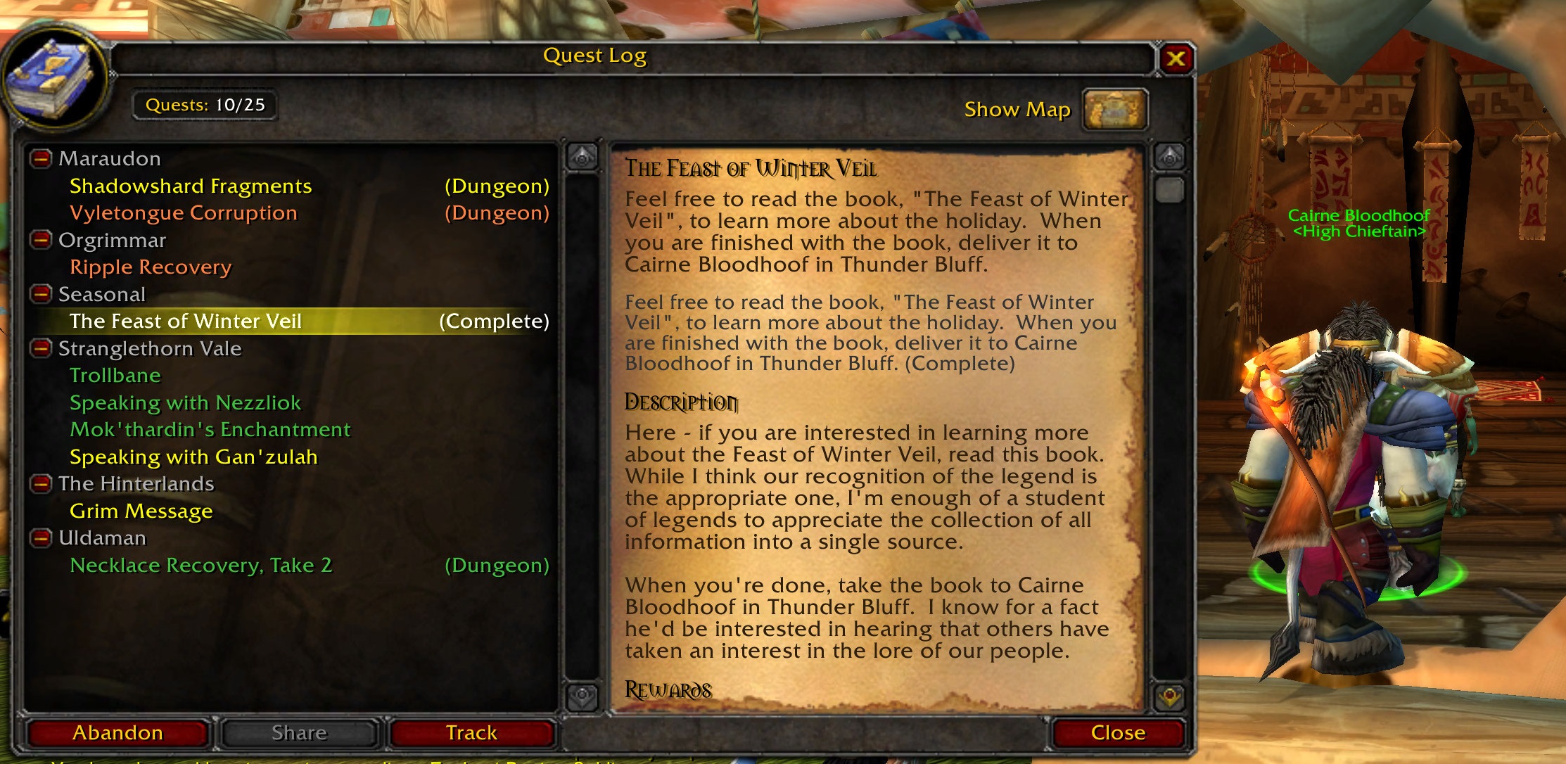 The Feast of Winter Veil · Issue #28672 · TrinityCore/TrinityCore · GitHub