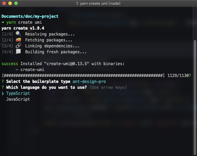 Macwin 初始化项目失败 · Issue 4558 · Ant Designant Design Pro · Github