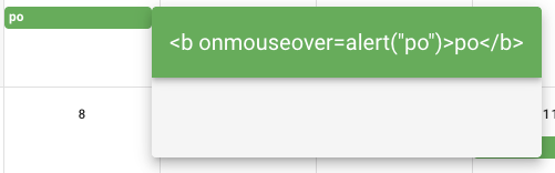 カレンダー機能のXSS脆弱性 · Issue #210 · traPtitech/booQ · GitHub