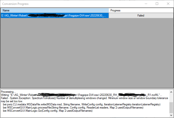 Error when converting overlapping windows DIA files to mzML · Issue #770 · Nesvilab/FragPipe ...