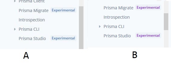 "Experimental" label overlap · Issue #322 · prisma/docs · GitHub