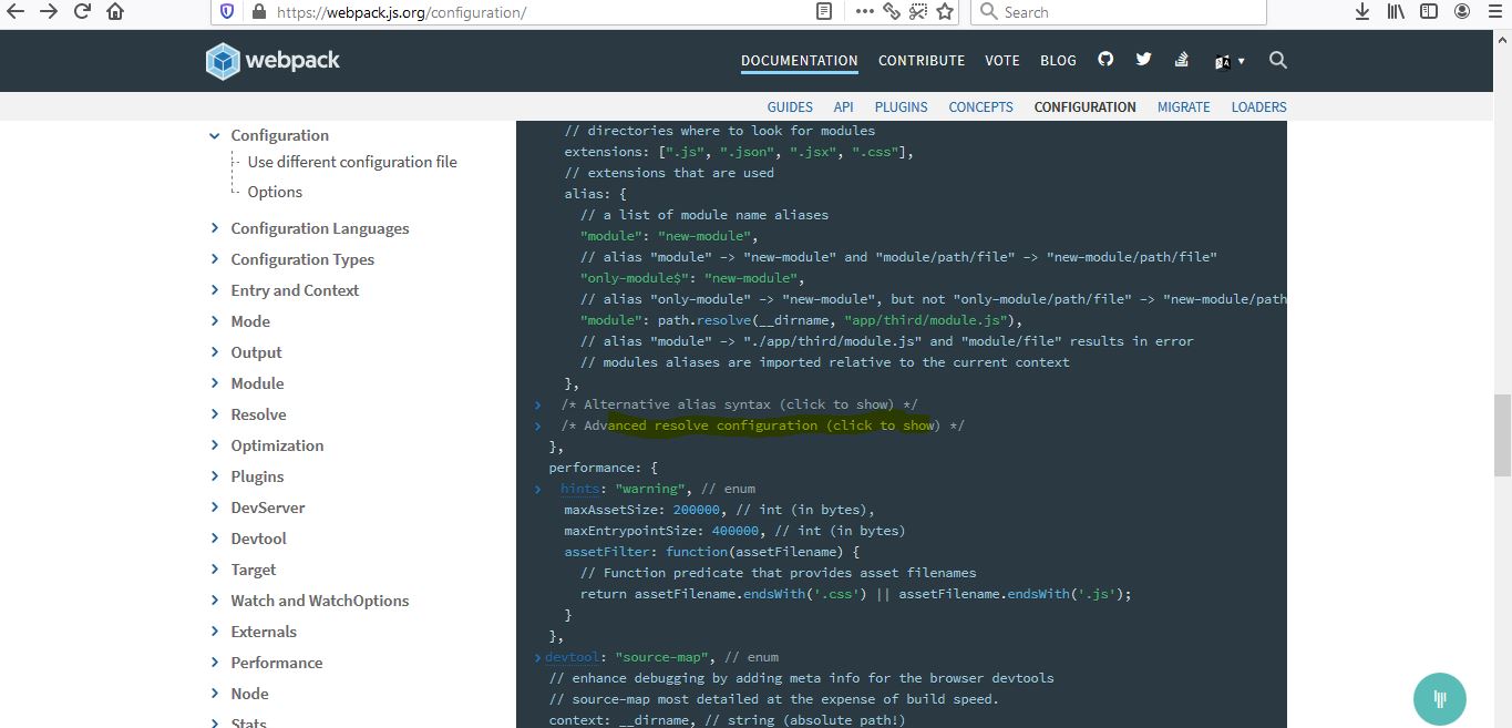 Popover functionality not working in few links · Issue #3990 · webpack/webpack.js.org · GitHub