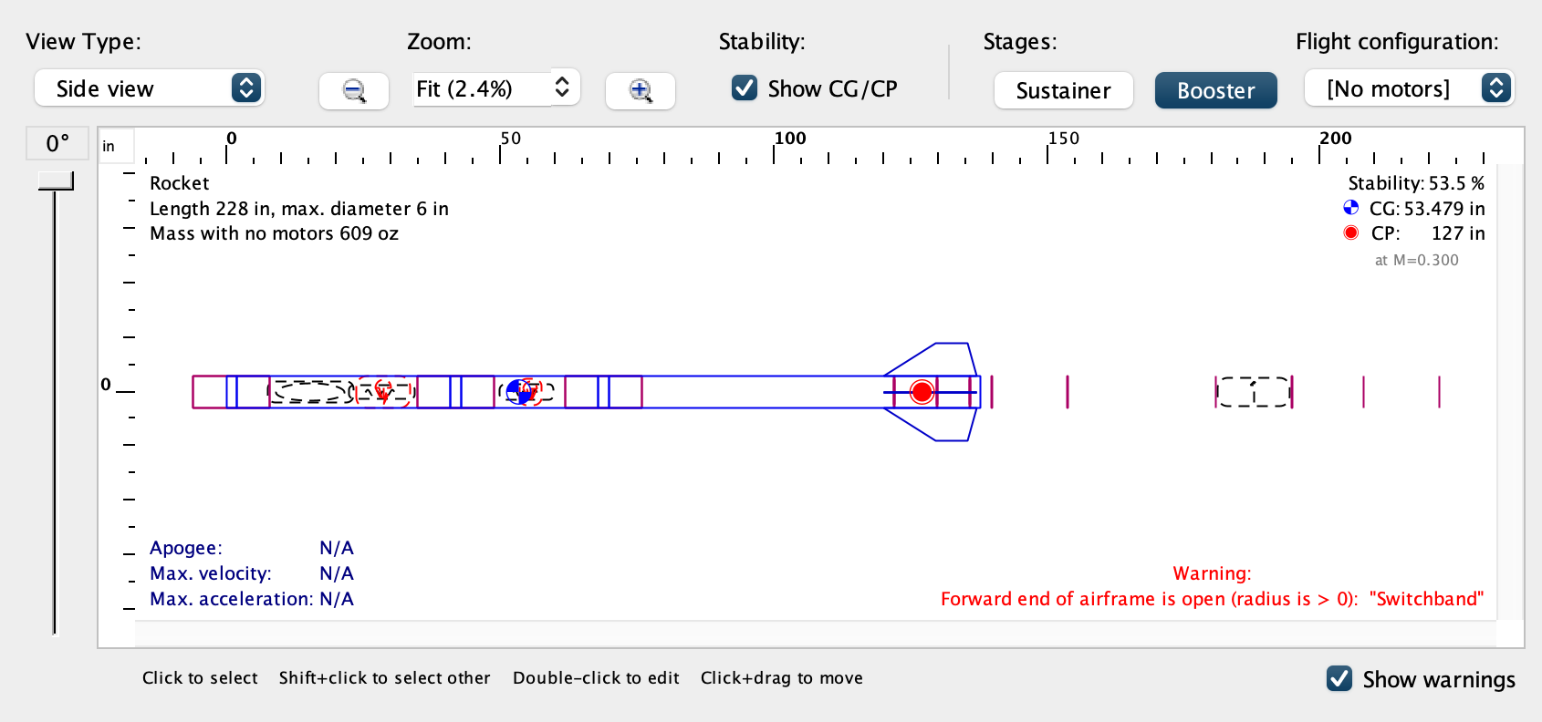 For component positioning, replace "From tip of rocket" to "From front tip of stage" · Issue ...