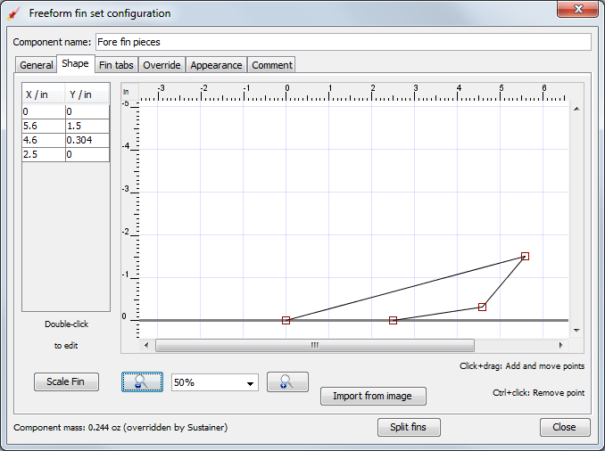 Adjust Fin shape editor grid colors · Issue #482 · openrocket/openrocket · GitHub