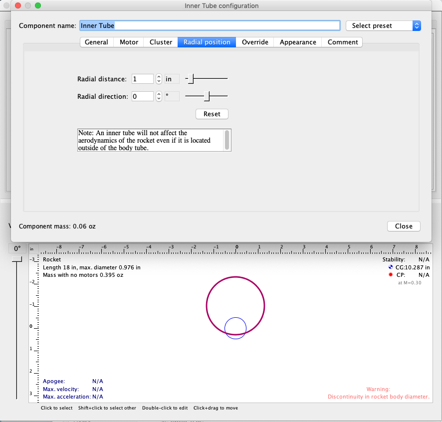 Inner tubes with radial offset not displayed correctly · Issue #544 · openrocket/openrocket · GitHub