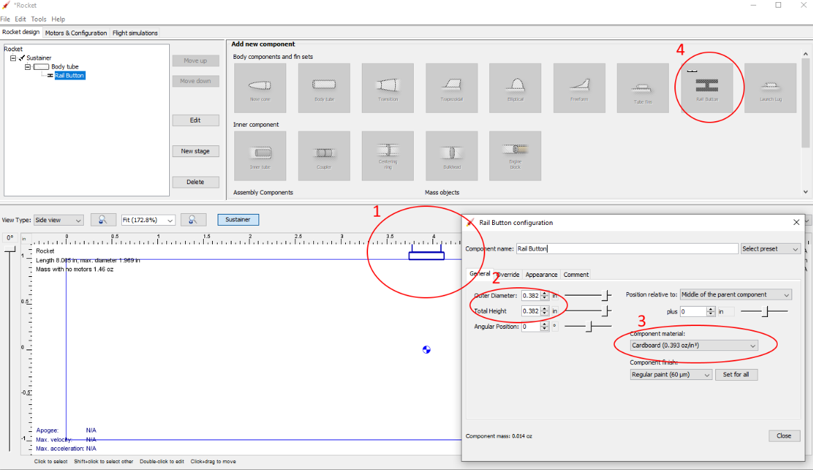 Default rail button size is ginormous · Issue #554 · openrocket/openrocket · GitHub