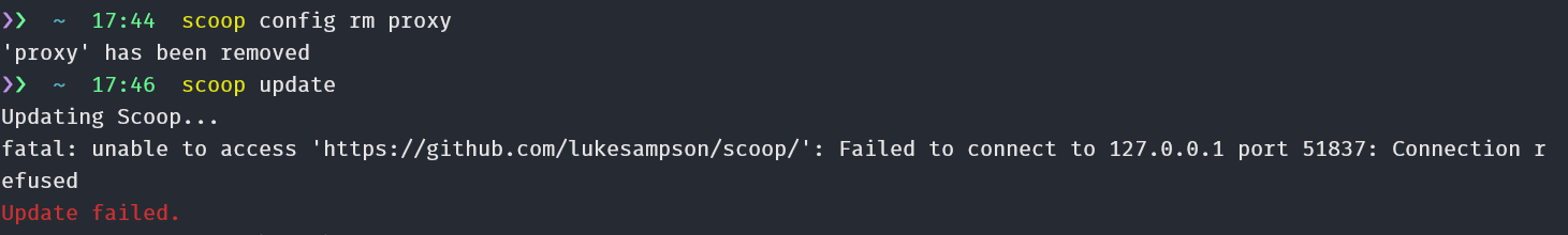 Rm Proxy Not Work · Issue 4303 · Scoopinstallerscoop · Github 
