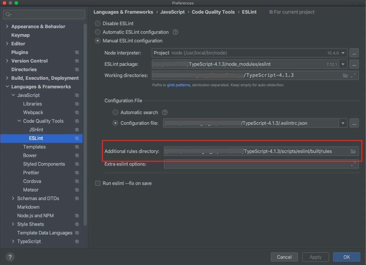 How to configure additional rules directory like WebStorm · Issue #1271 · microsoft/vscode ...