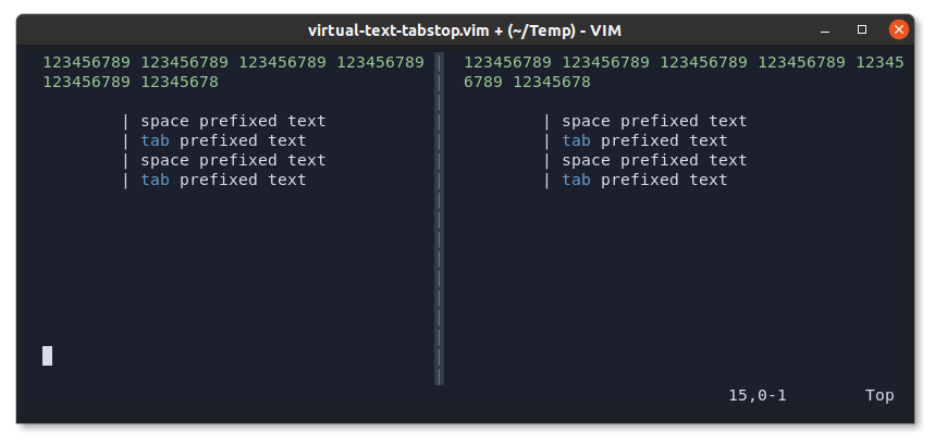 Virtual Text Aligned Above Wrong Indentation When Using Tabs · Issue 12232 · Vimvim · Github 3504