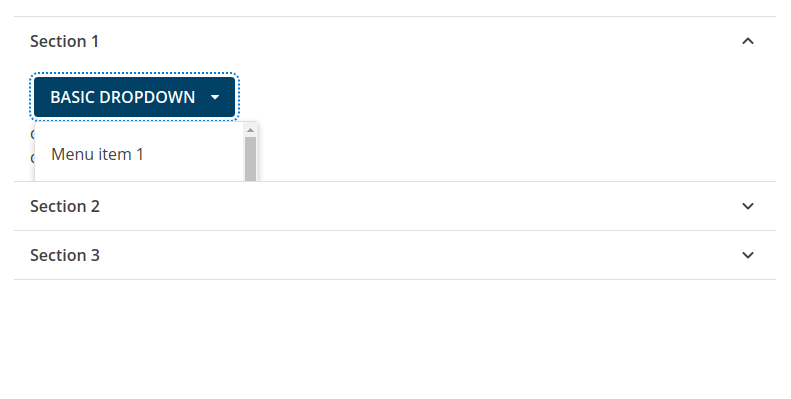 Dropdown cut off when used in tables and accordions · Issue #423 · cengage/react-magma · GitHub