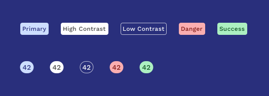 RM3 / Branding refresh / Badges / Dark background · Issue #454 · cengage/react-magma · GitHub