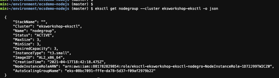 StackName comes up blank · Issue #3606 · eksctl-io/eksctl · GitHub