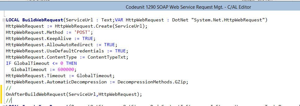 Event Publisher C_1290 SOAP Web Service Request Mgt. · Issue #1156 · microsoft/AL · GitHub