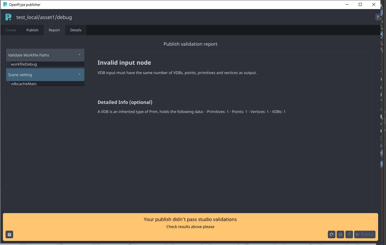 Bug: Houdini: New Publisher validations unusable validation reports · Issue #4817 · ynput ...