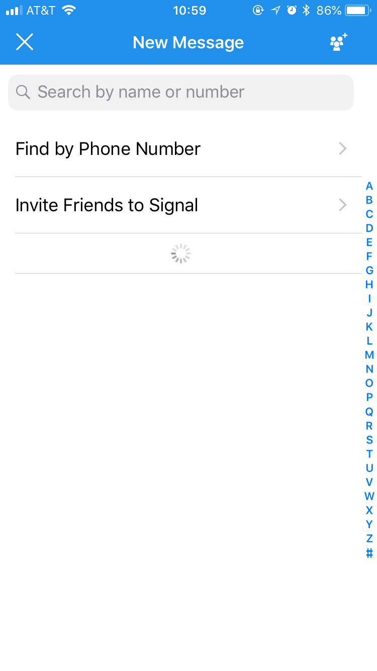 Not listing Signal Contacts from MS Exchange container · Issue #3595 · signalapp/Signal-iOS · GitHub
