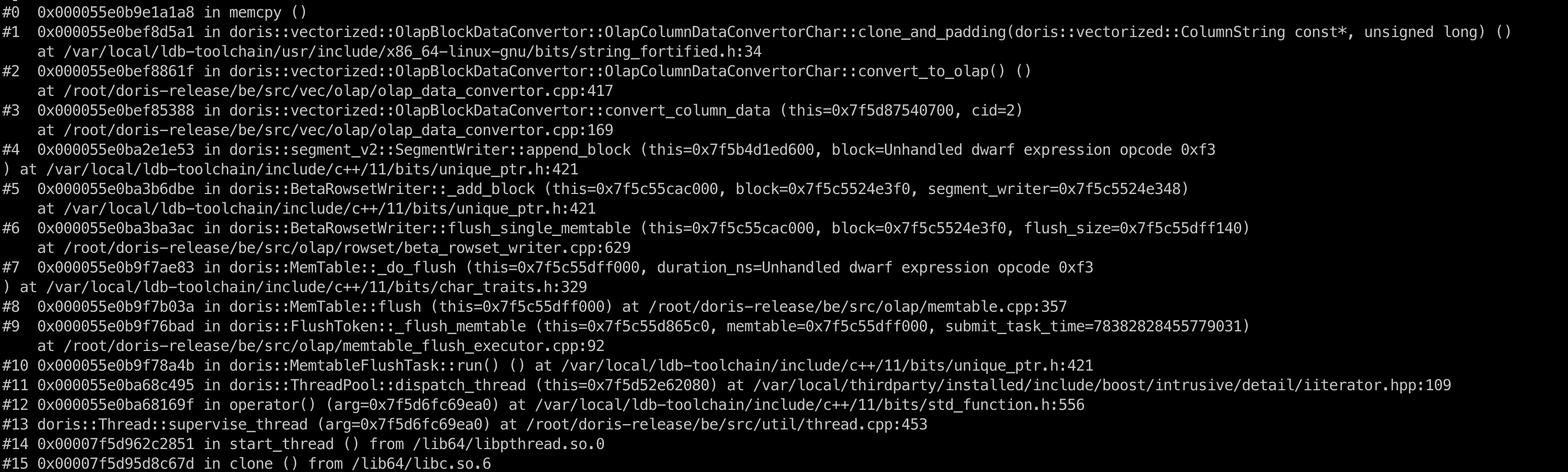 Bug Daily Be Core When Execute Insert Streaming With Win Function · Issue 16658 · Apache