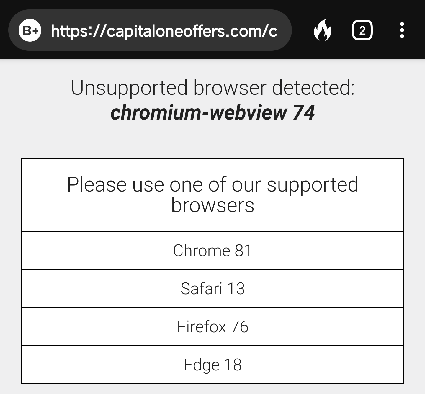 Outdated Browser · Issue #1837 · duckduckgo/Android · GitHub