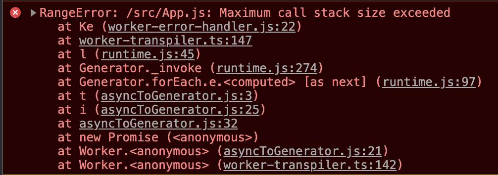 Bug: Generated DOM - Maximum call stack size exceeded · Issue #20845 · facebook/react · GitHub
