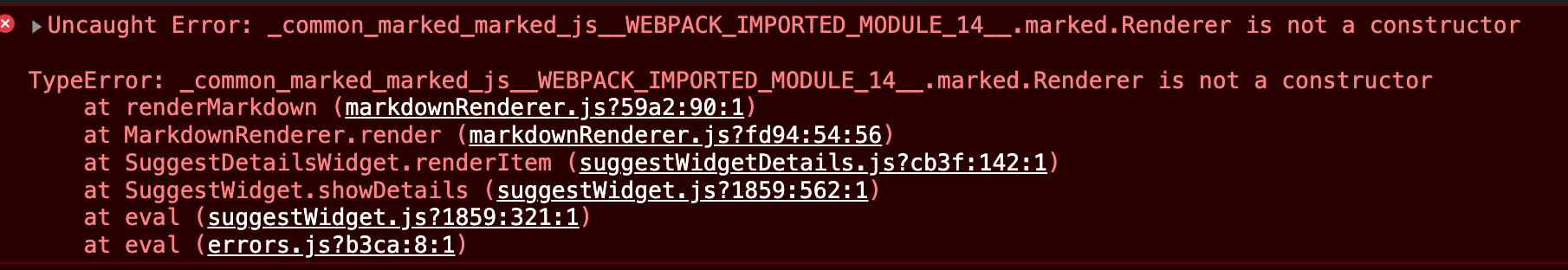 [Bug] marked.Renderer is not a constructor · Issue #3035 · microsoft/monaco-editor · GitHub