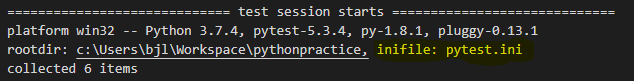 VSCode 'Run tests' for Python pytest reports warning for junit_family ...