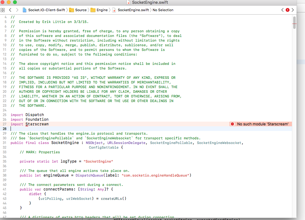 No such module 'Starscream' even after updating the Pods n all the solution posted here! · Issue ...