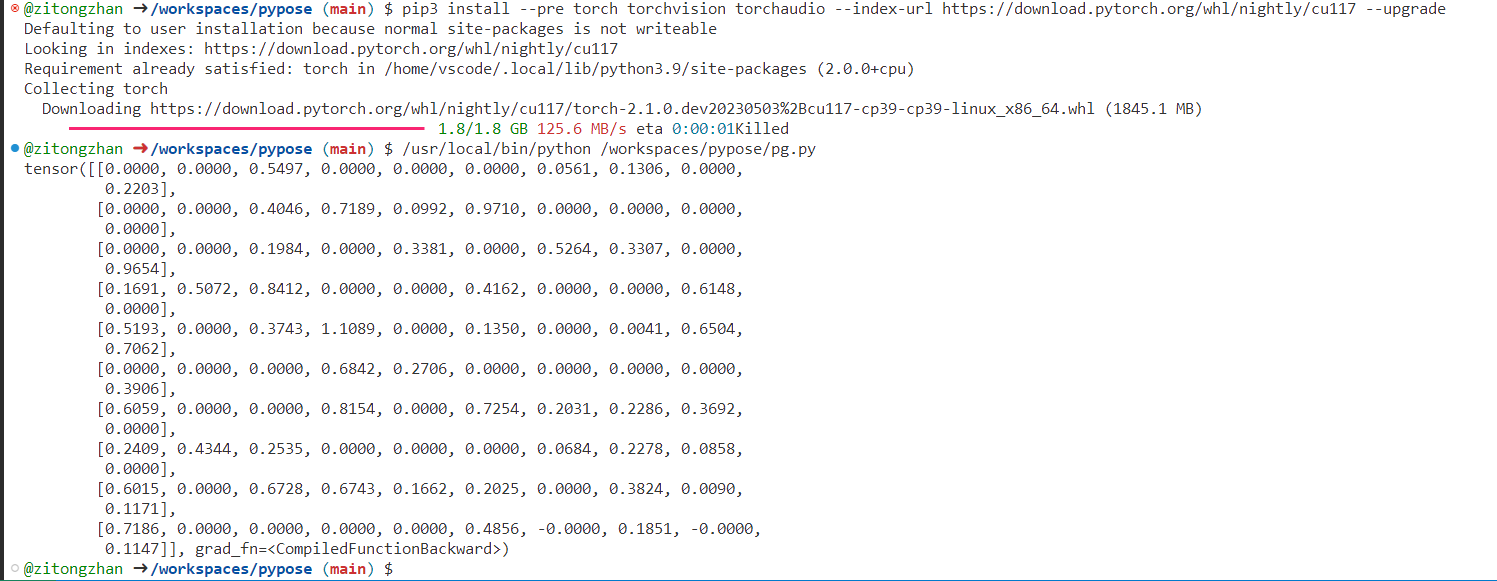 Importing pypose breaks torch.compile · Issue #234 · pypose/pypose · GitHub