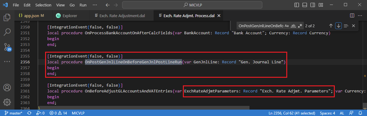 [Parameter Request] Add more parameter for OnPostGenJnlLineOnBeforeGenJnlPostLineRun event ...