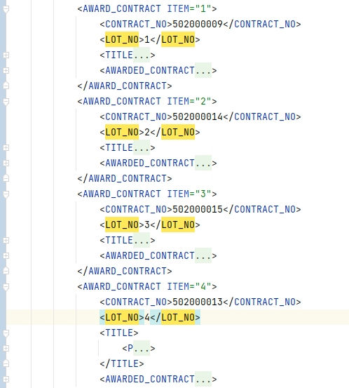 How to map `epo:hasRestatedEstimatedValue` when LOT_NO on AWARD ...