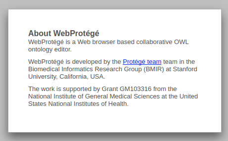 Improve About box · Issue #415 · protegeproject/webprotege · GitHub