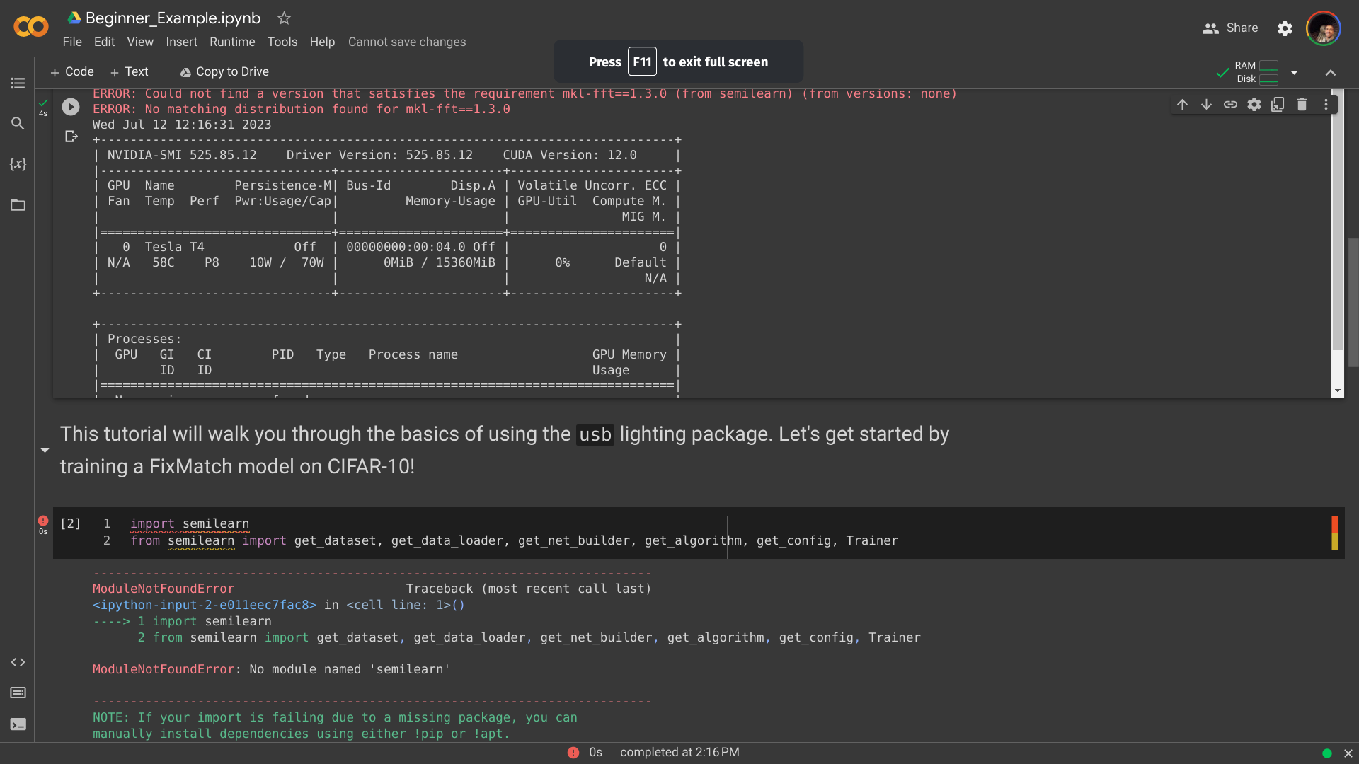 begginner guide broken due to mkl requirement · Issue #131 · microsoft/Semi-supervised-learning ...