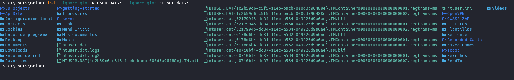 --ignore-glob does not work on windows. · Issue #665 · lsd-rs/lsd · GitHub