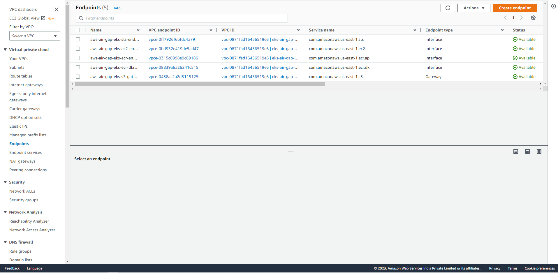 Couldn't provision a fully private EKS cluster, Nodes didn't get register. Correction needed on ...