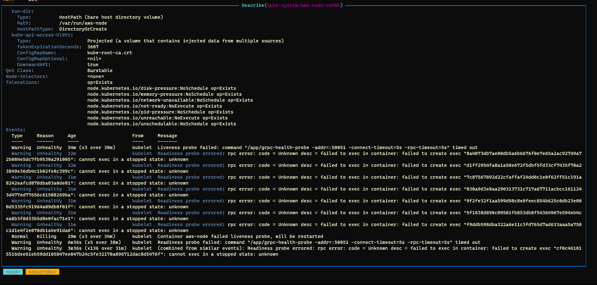 aws-cni pod can get stuck in RUNNING state · Issue #2485 · aws/amazon-vpc-cni-k8s · GitHub