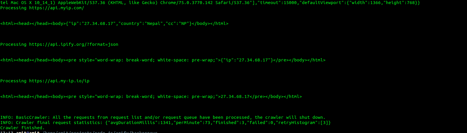 Custom Multiple proxies rotation not working. · Issue #439 · apify/crawlee · GitHub