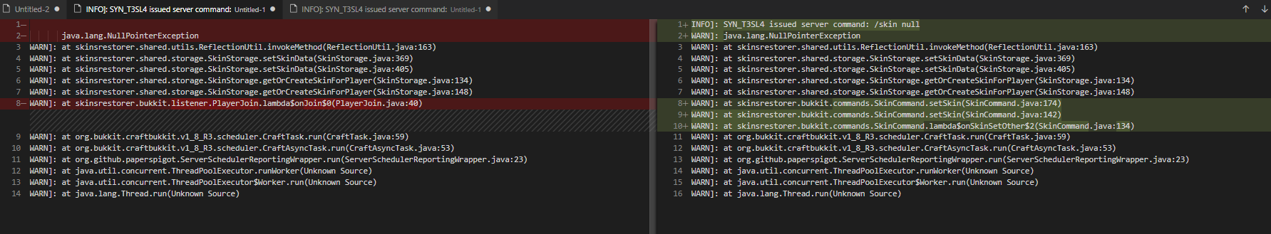 null || Null Skin Problem ! · Issue #204 · SkinsRestorer/SkinsRestorer · GitHub