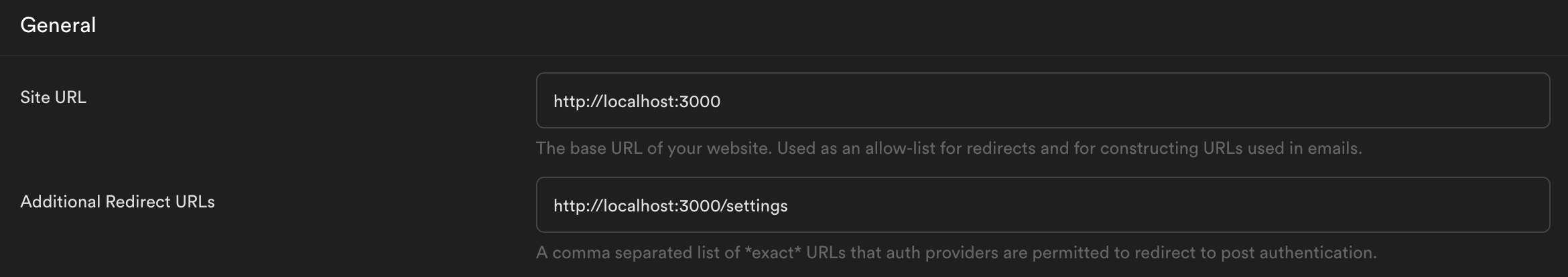 Dashboard should trim spaces between "redirect" links · Issue #3191 · supabase/supabase · GitHub