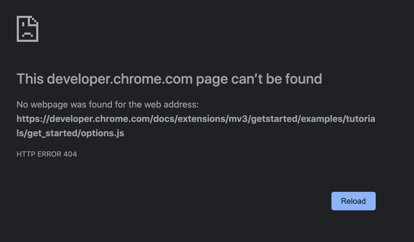Broken links on Getting Started page for Chrome Extension docs · Issue #133 · GoogleChrome ...
